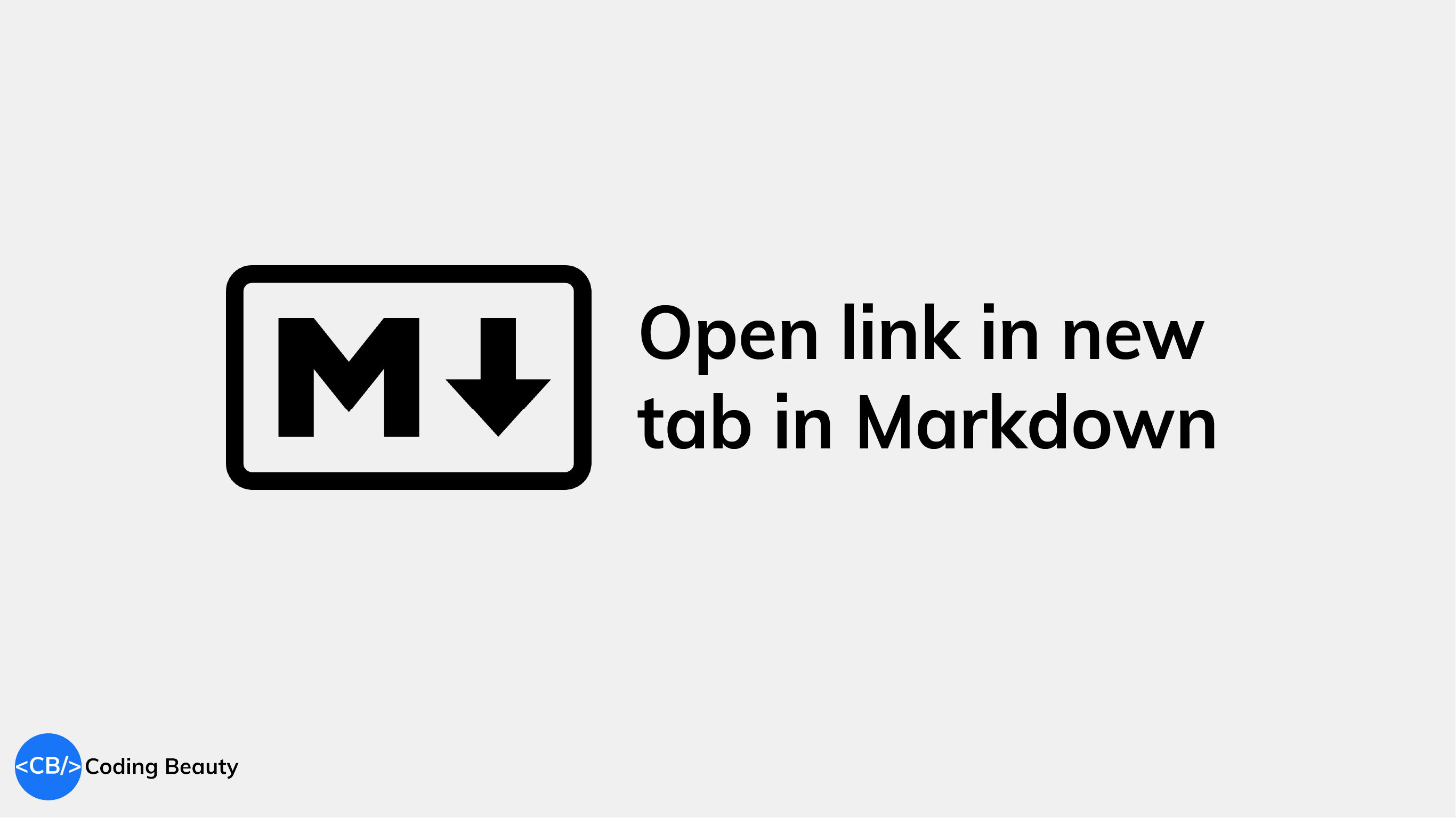 Quickly open Markdown link in new tab (target _blank) - Coding Beauty