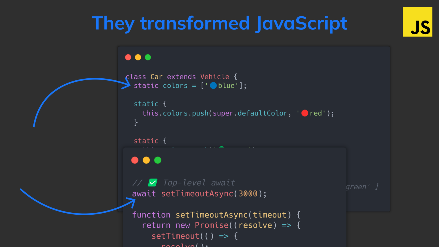 The 5 most transformative JavaScript features from ES13 - Coding Beauty