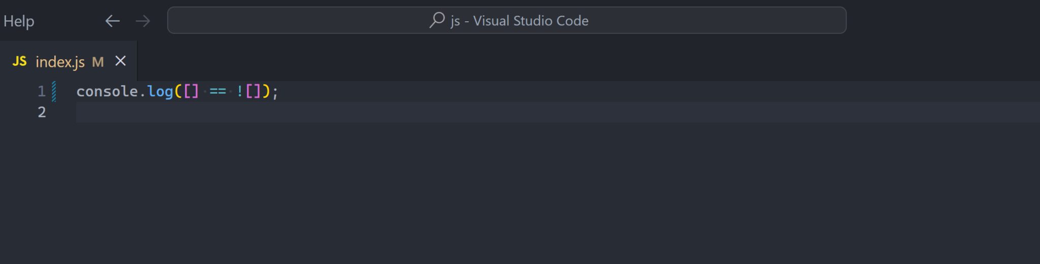 Why does [] == ![] return TRUE in JavaScript? - Coding Beauty